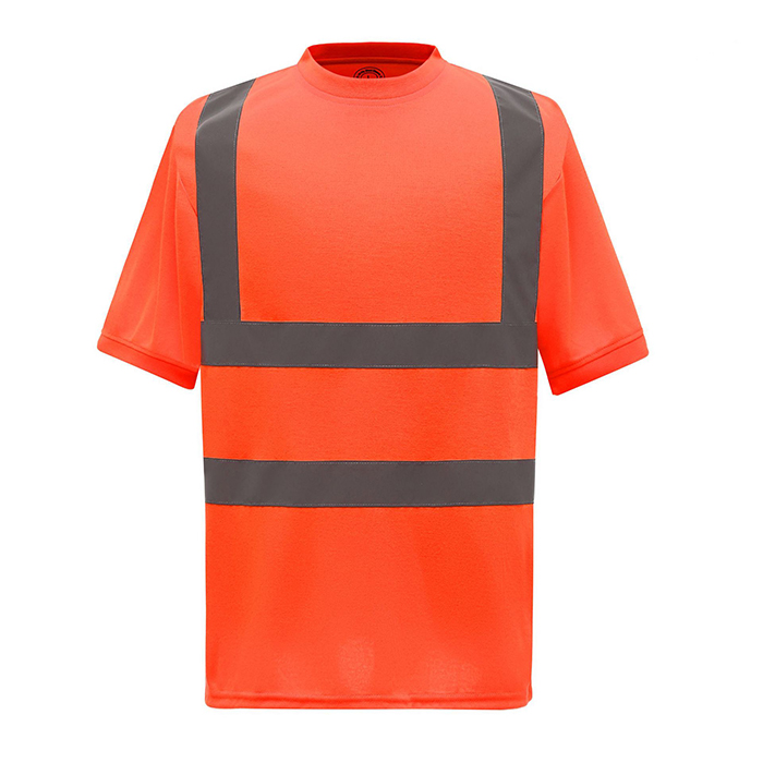 Hi Vis T Shirt ANSI Class 3 Reflective Safety Lime Orange Short Long ...
